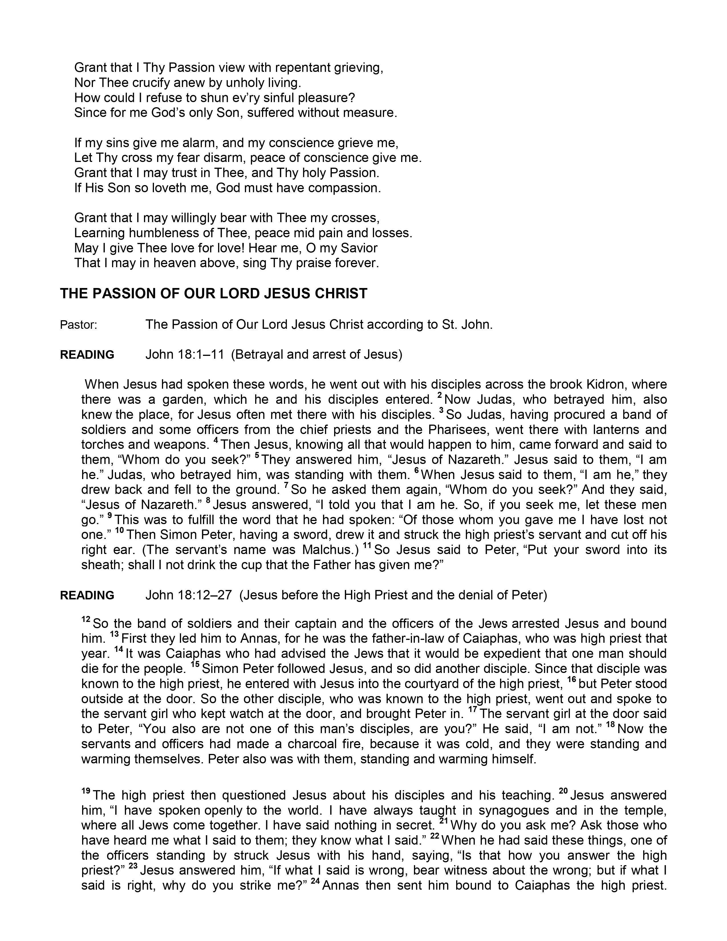Good Friday | St Paul Lutheran Church